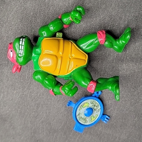 Toys | Vtg 1989 Tmnt Ninja Turtles Wacky Action Raphael Back Shell ...